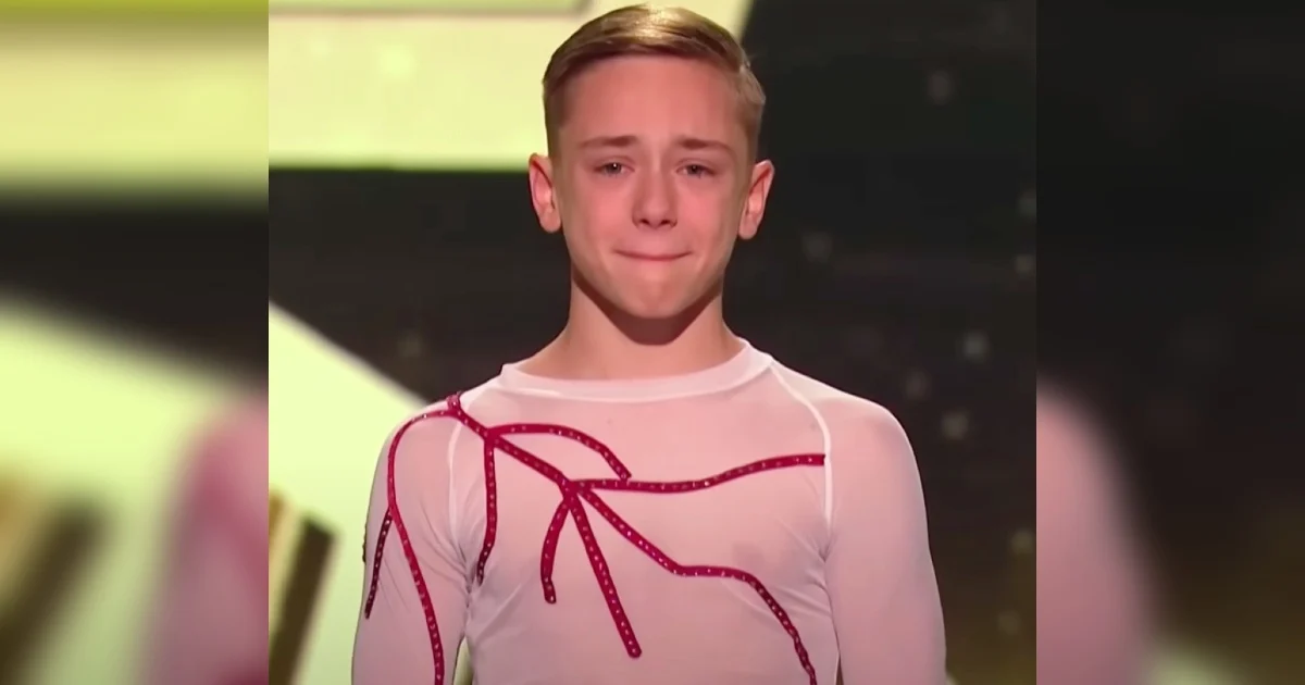 The 14-year-old boy presented a wonderful dance on the stage of Romania ...